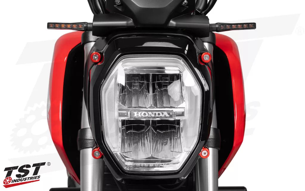 DHM-TST HEADLIGHT HARDWARE ACCENT KIT FOR HONDA GROM 2022+ – DH Motoring